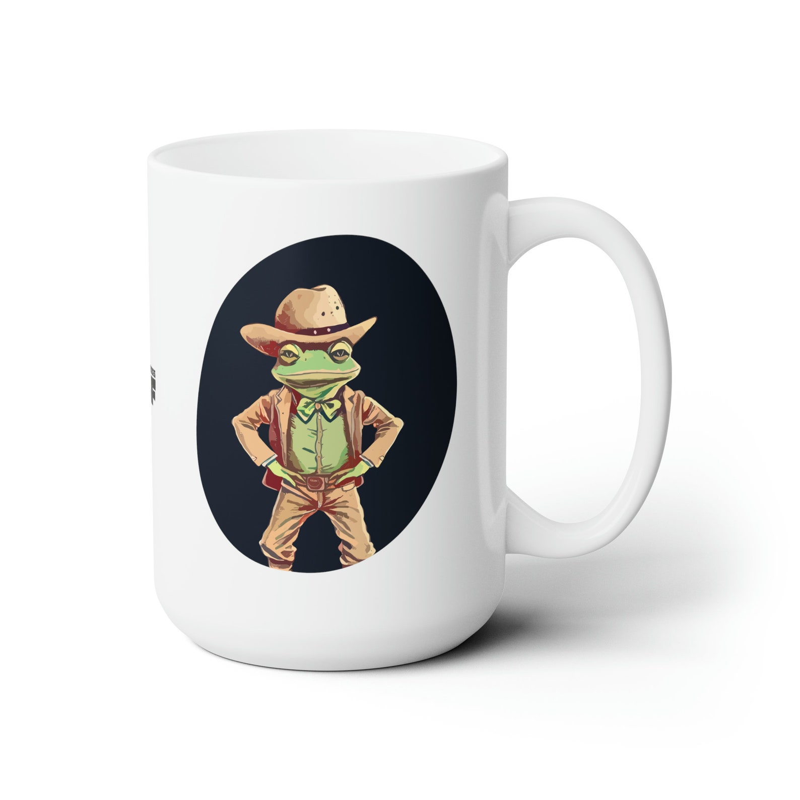 Cowboy Frog Mug, Man I Love Frogs MILF Ceramic Mug 15 Oz, Grumpy Frog ...