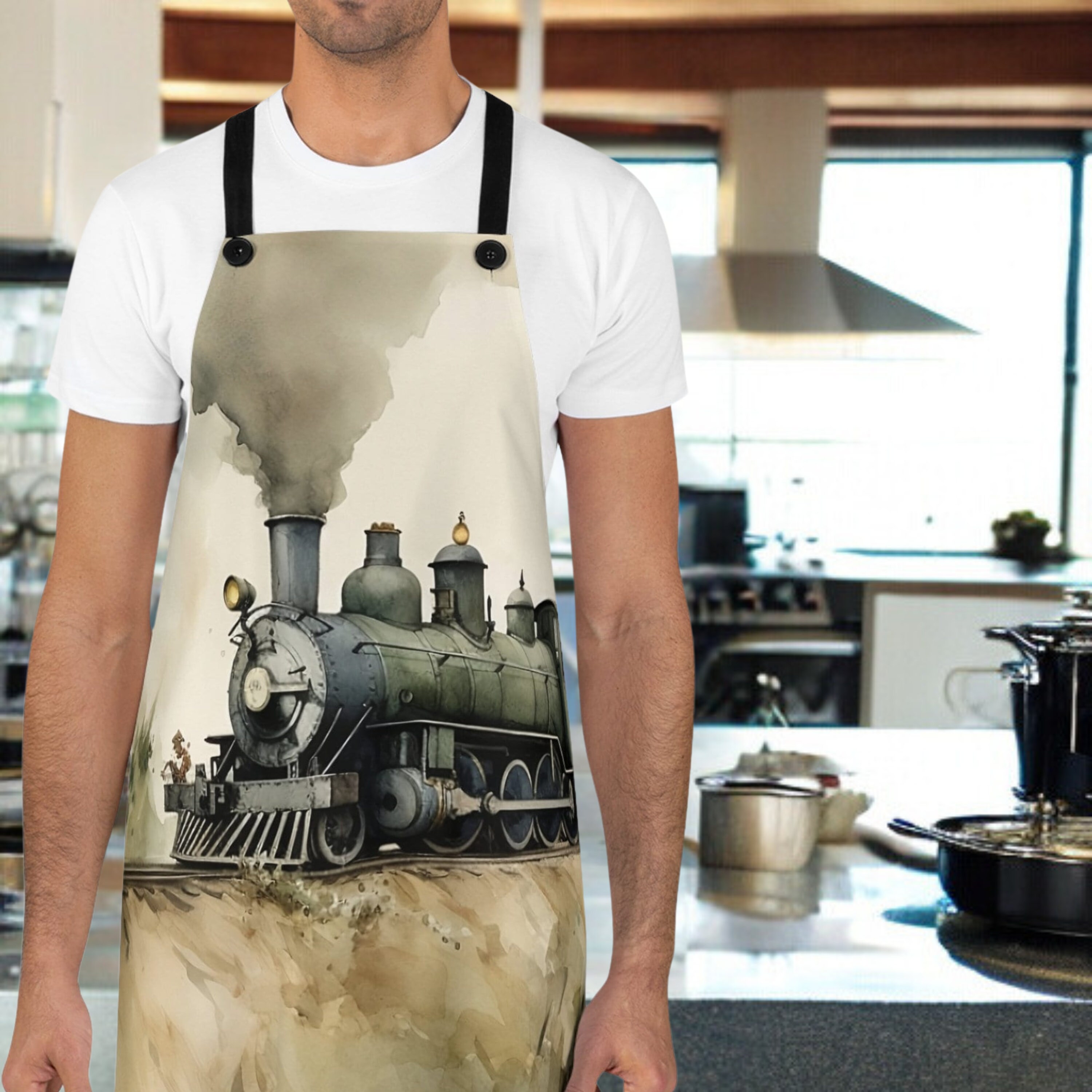 Unique Train Gifts for Dad Locomotive Train Apron Gifts for Train ...