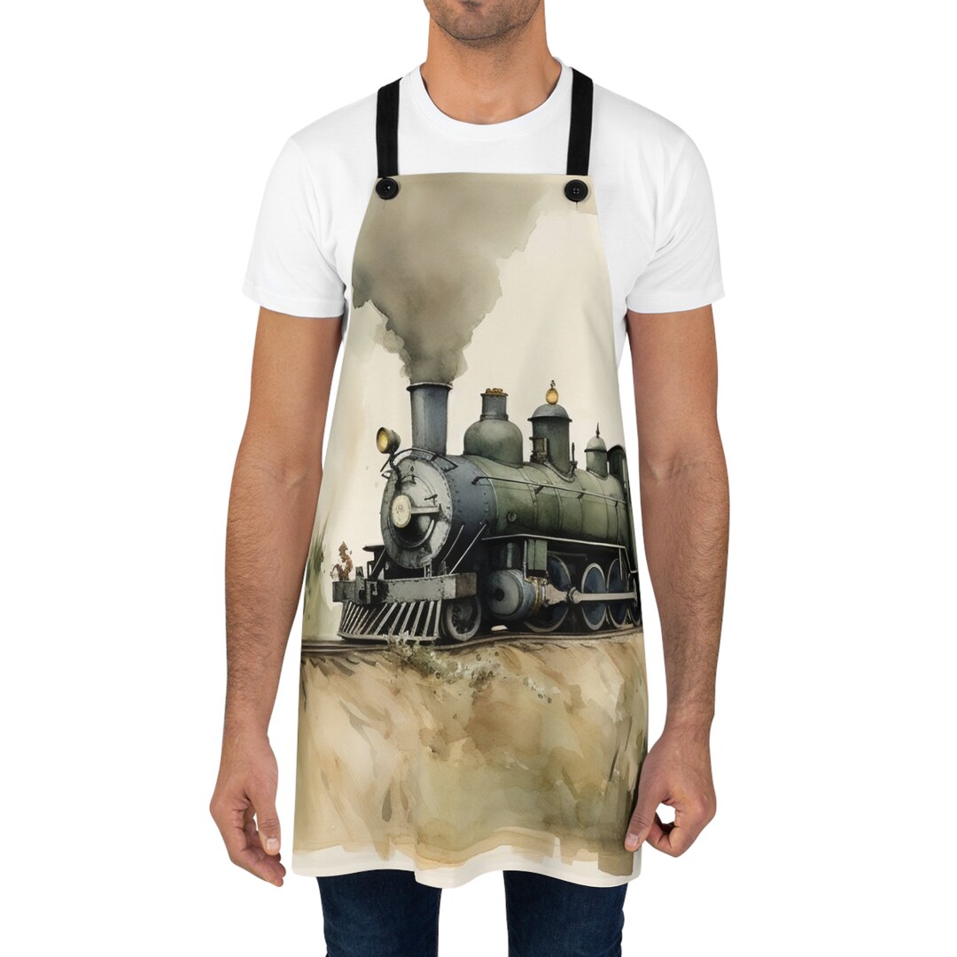 Unique Train Gifts for Dad Locomotive Train Apron Gifts for Train ...