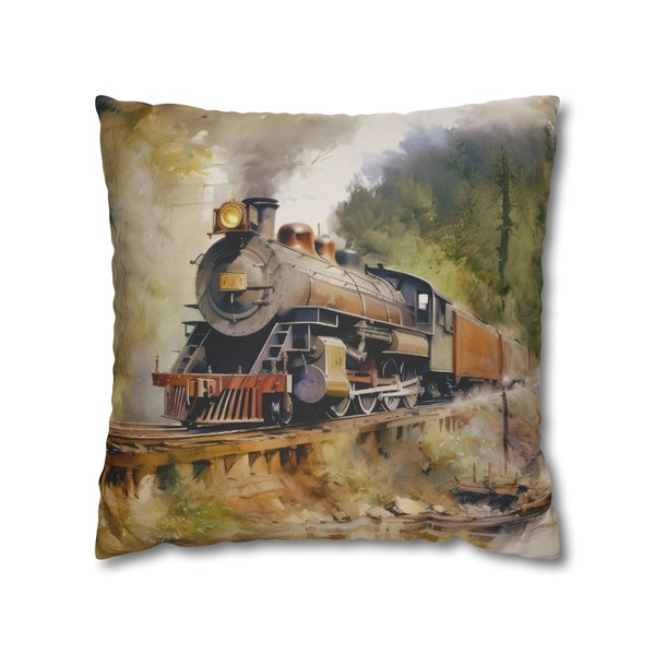 Train Pillow - Etsy