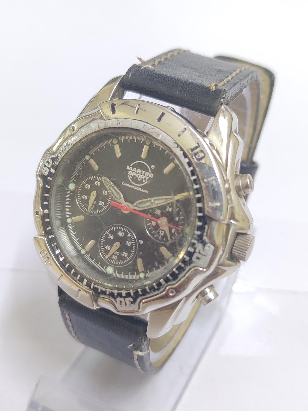 Martini Sports Quartz Chronograph Movement Dial Analog Wrist Watch for ...