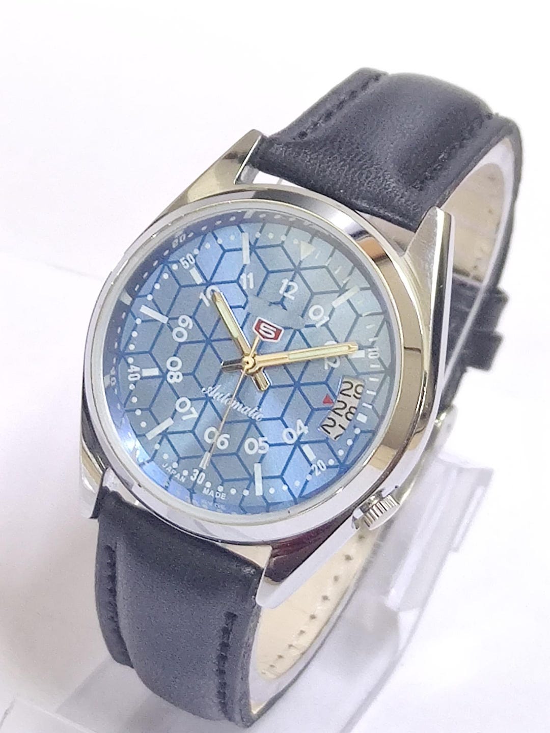 Vintage Automatic Movement Date Dial Analog Wrist Watch for Men S21 - Etsy