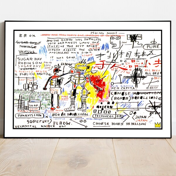 Basquiat Poster - Etsy