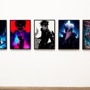 Jujutsu Kaisen Poster Pack, Set of 5 Anime Posters, JJK Poster, Gojo ...