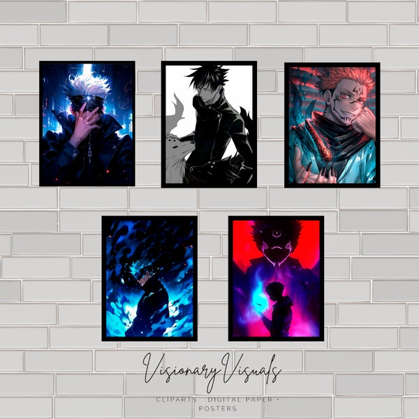 Jujutsu Kaisen Poster - Etsy UK