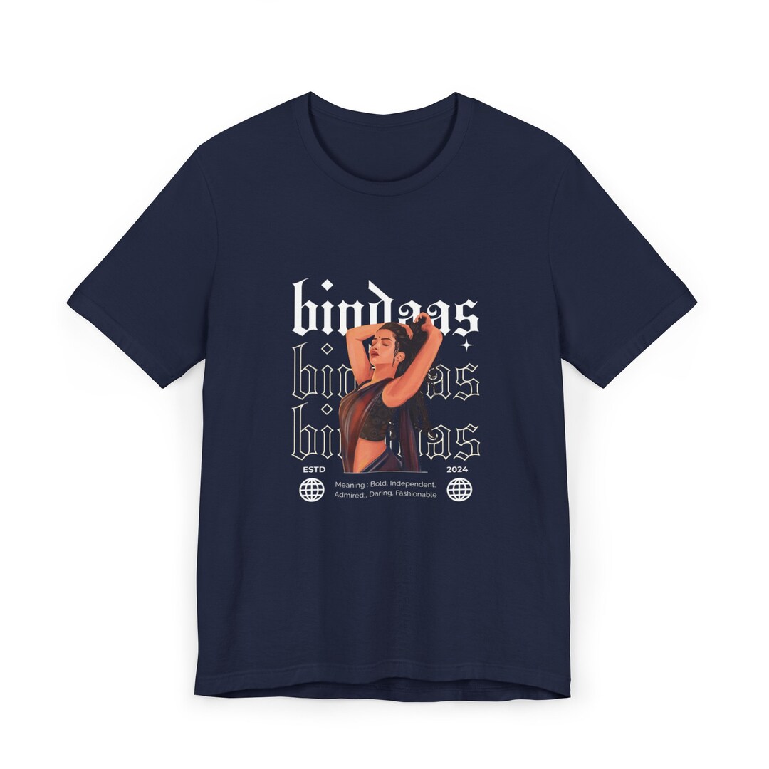 Bindaas Girl L Desi Girl L Bollywood Tshirt L Hindi Word L Desi Tshirt ...