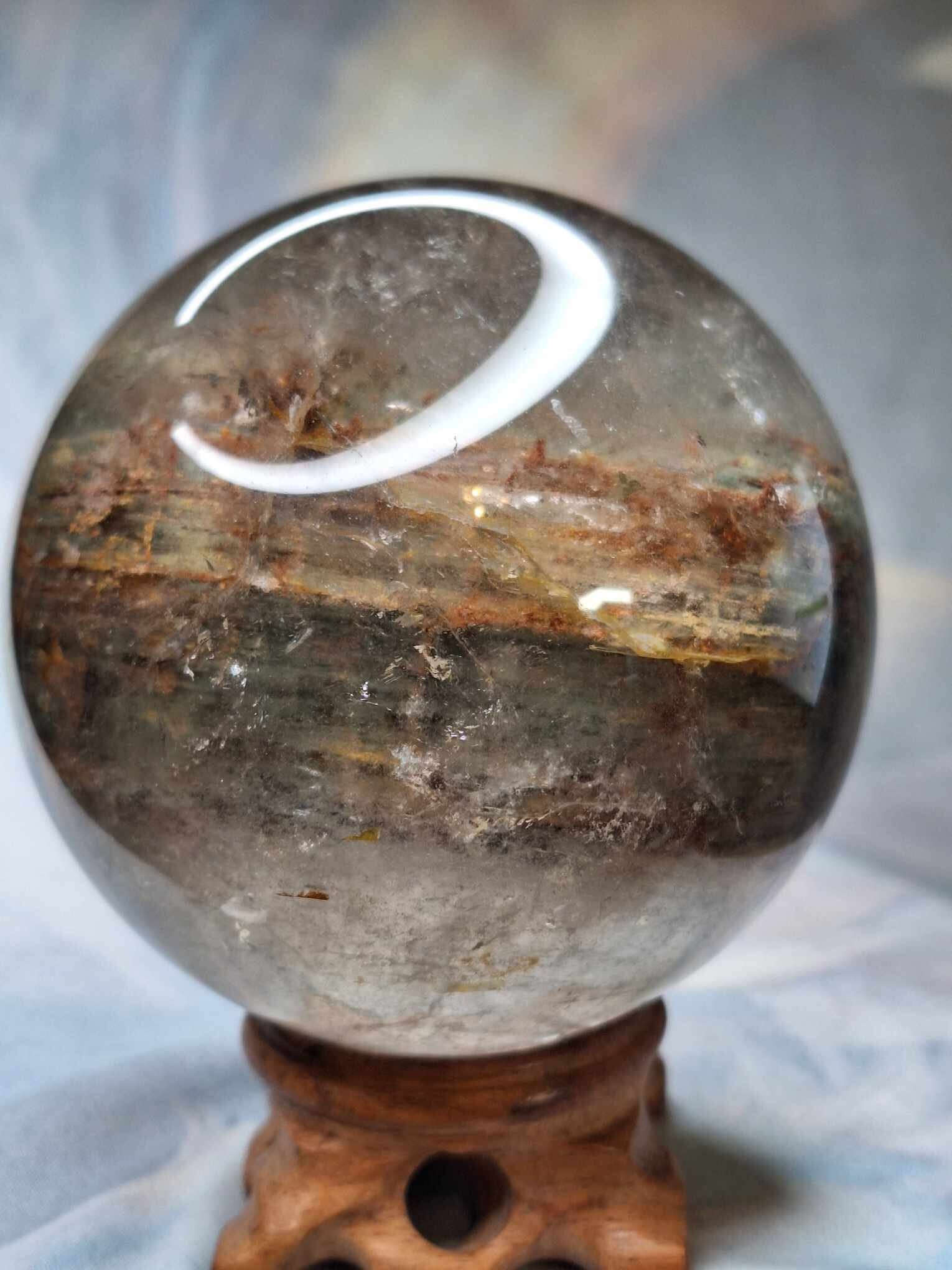 Large Beautiful Garden Quartz Sphere - Etsy