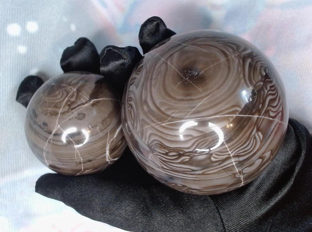 Natural Eye Agate Spheres / Beautiful Patterns / Choose Your Own - Etsy