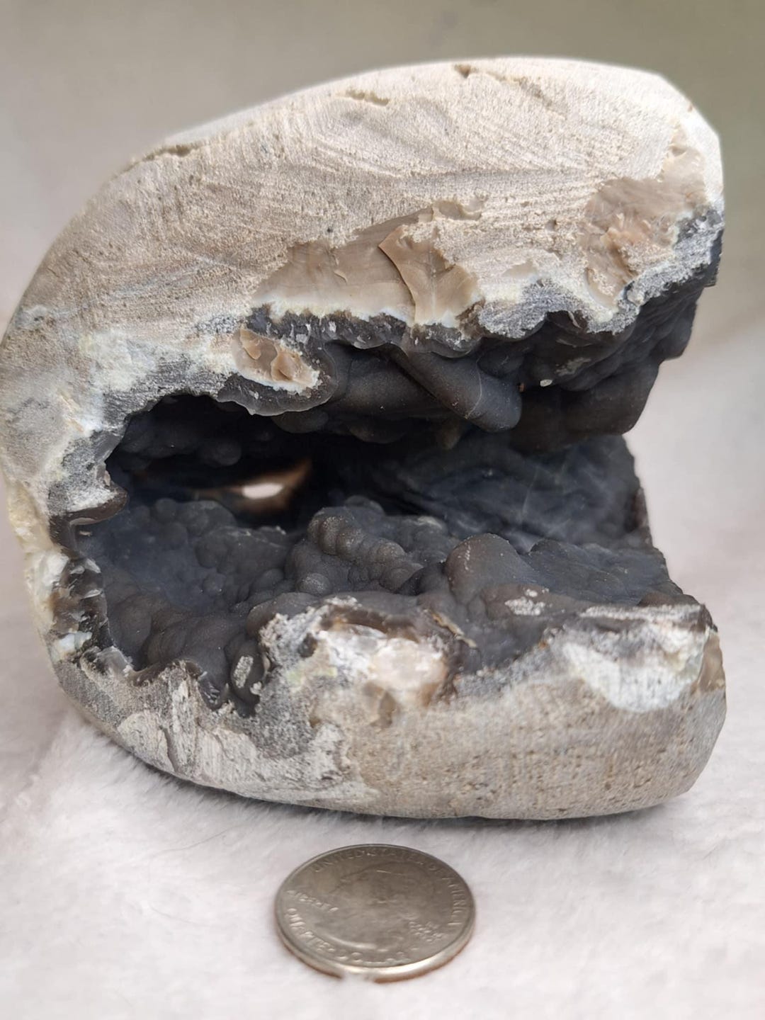 Large Volcano Agate Pac Man Specimen Geode - Etsy