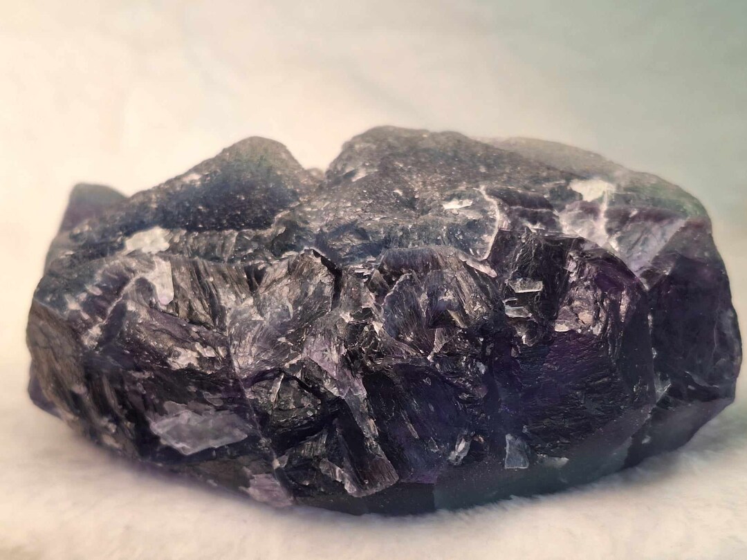 Raw Blue Fluorite Specimen With UV Reaction - Etsy