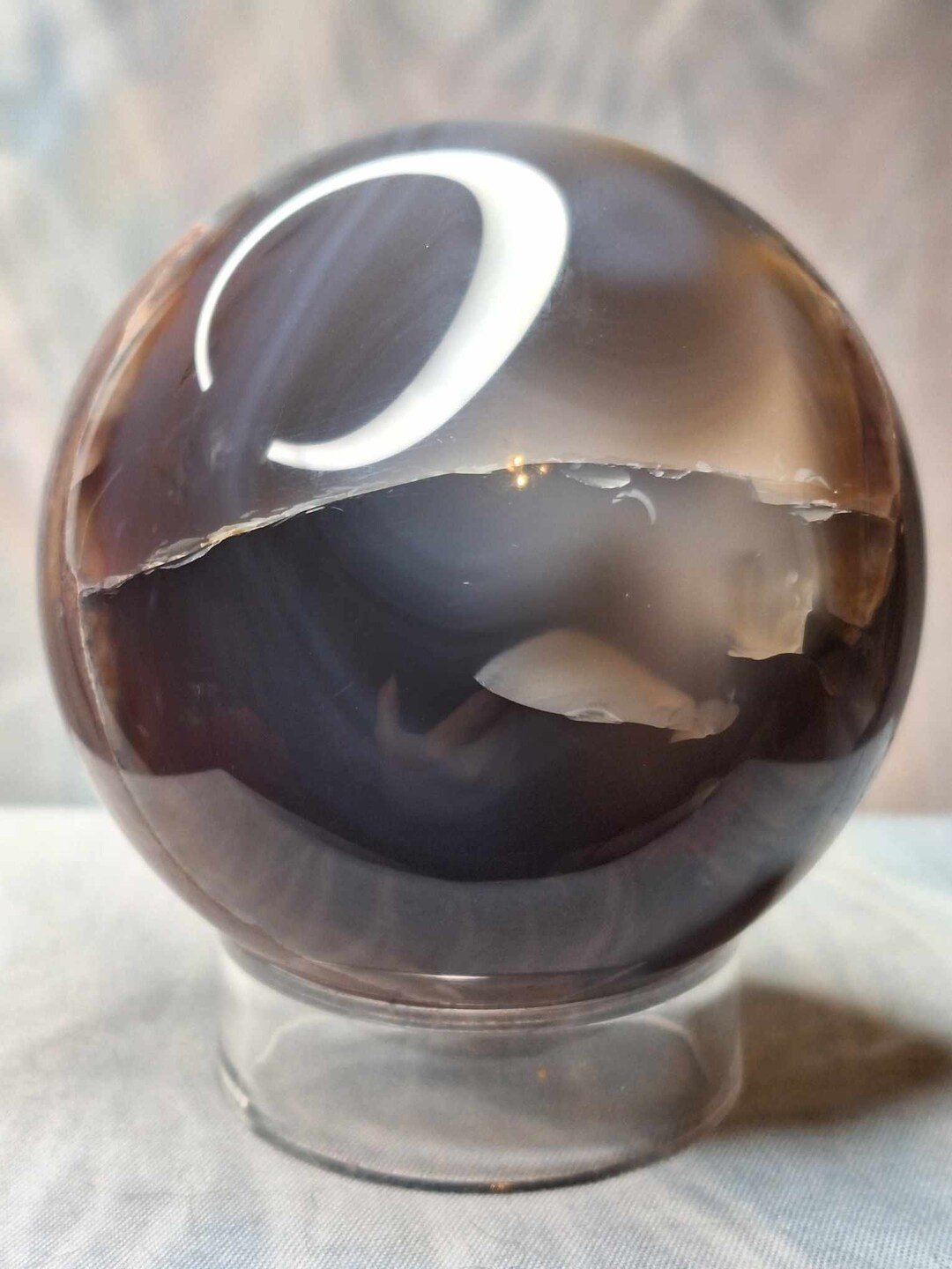 UV Reactive Football Agate Polished Sphere - Etsy