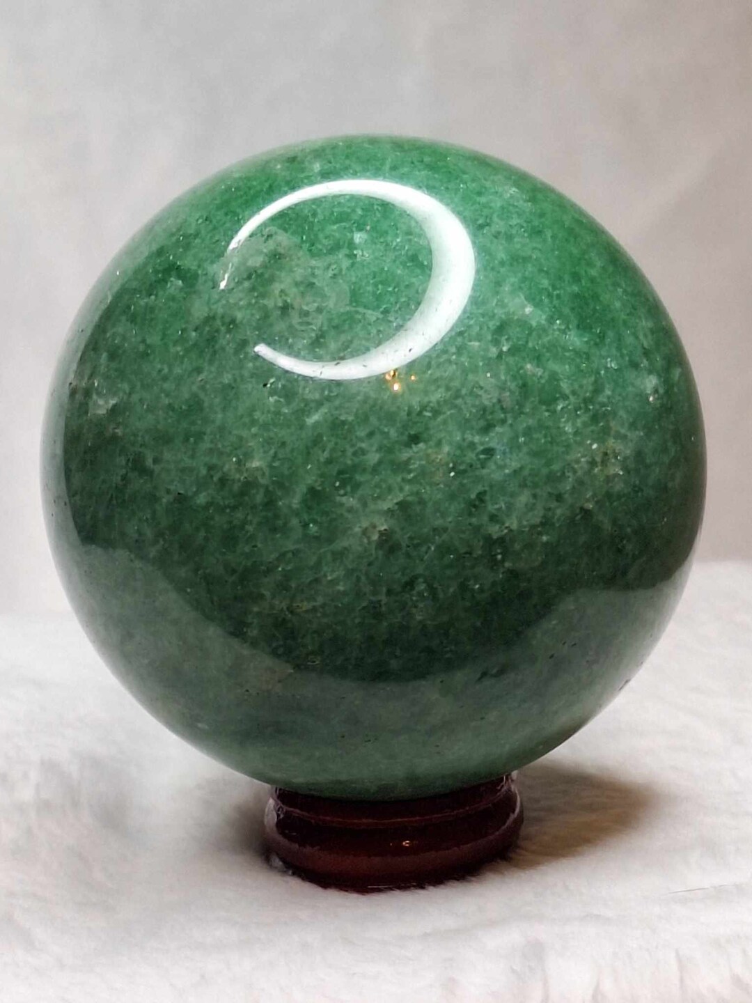 Natural Large Green Strawberry Quartz Sphere - Etsy