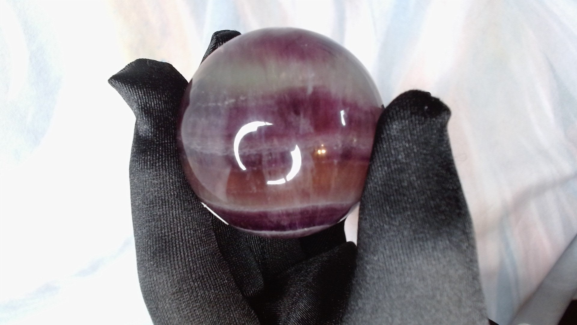 Beautiful Banded Translucent Watermelon Candy Fluorite Small Sphere - Etsy