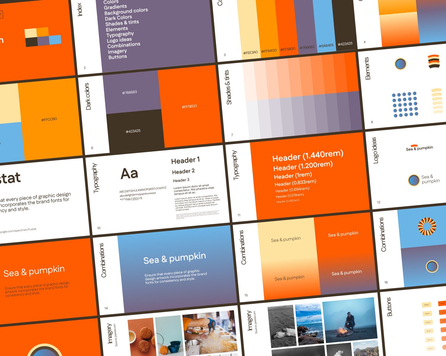 Pre-built Brand Design for Figma Brand Creative Design Brand Template ...