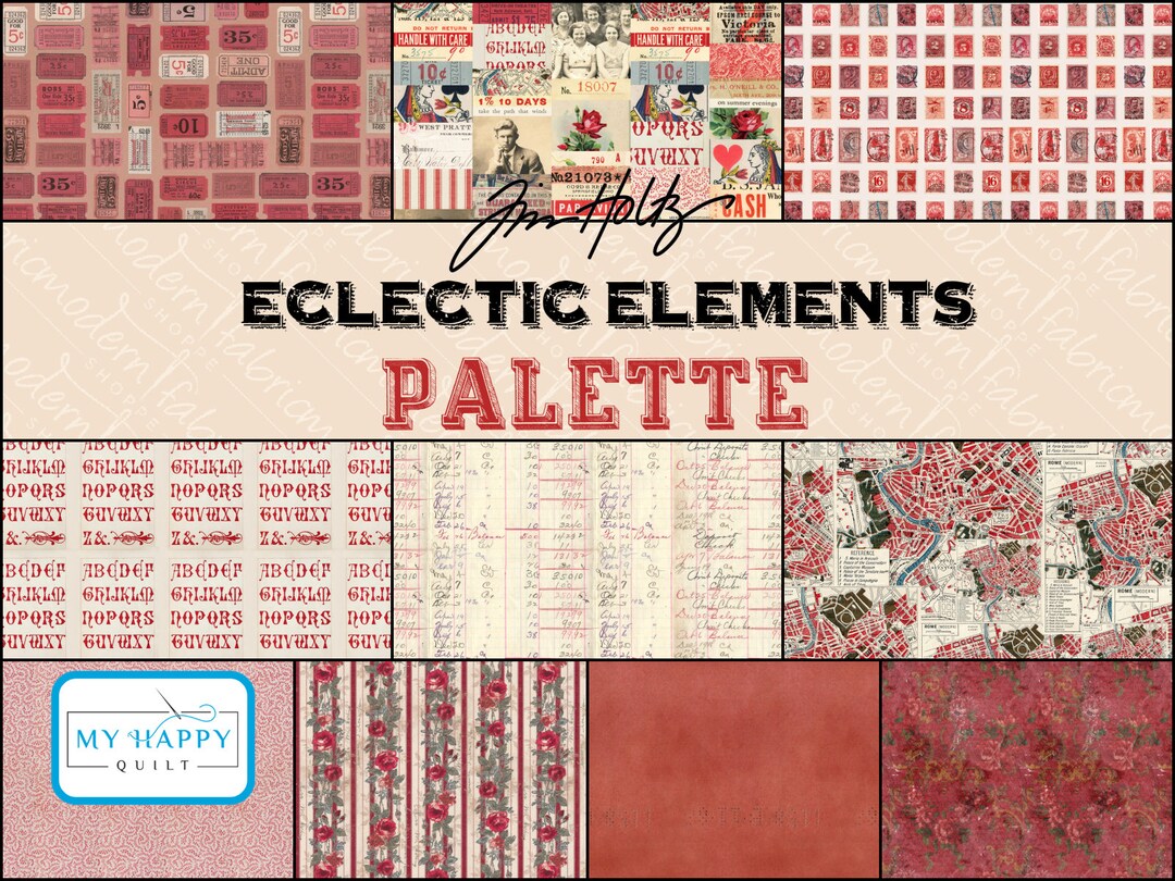 PRE-ORDER Tim Holtz Elements-red Half Yard Bundle November 2024 - Etsy