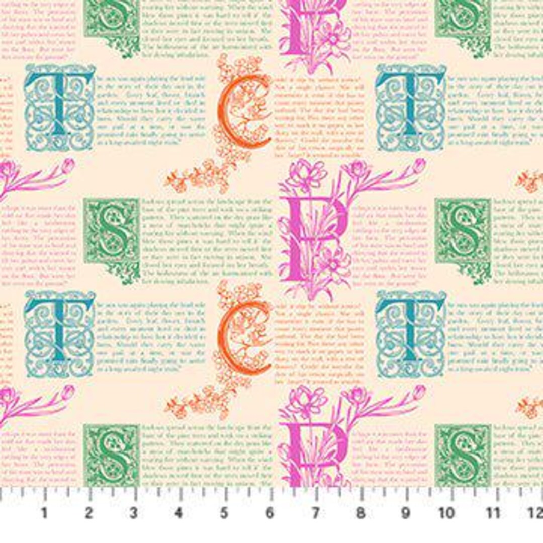 Pre-order Anna Maria Textiles- Allegory- Prose AMT148-11C Candy- Half ...