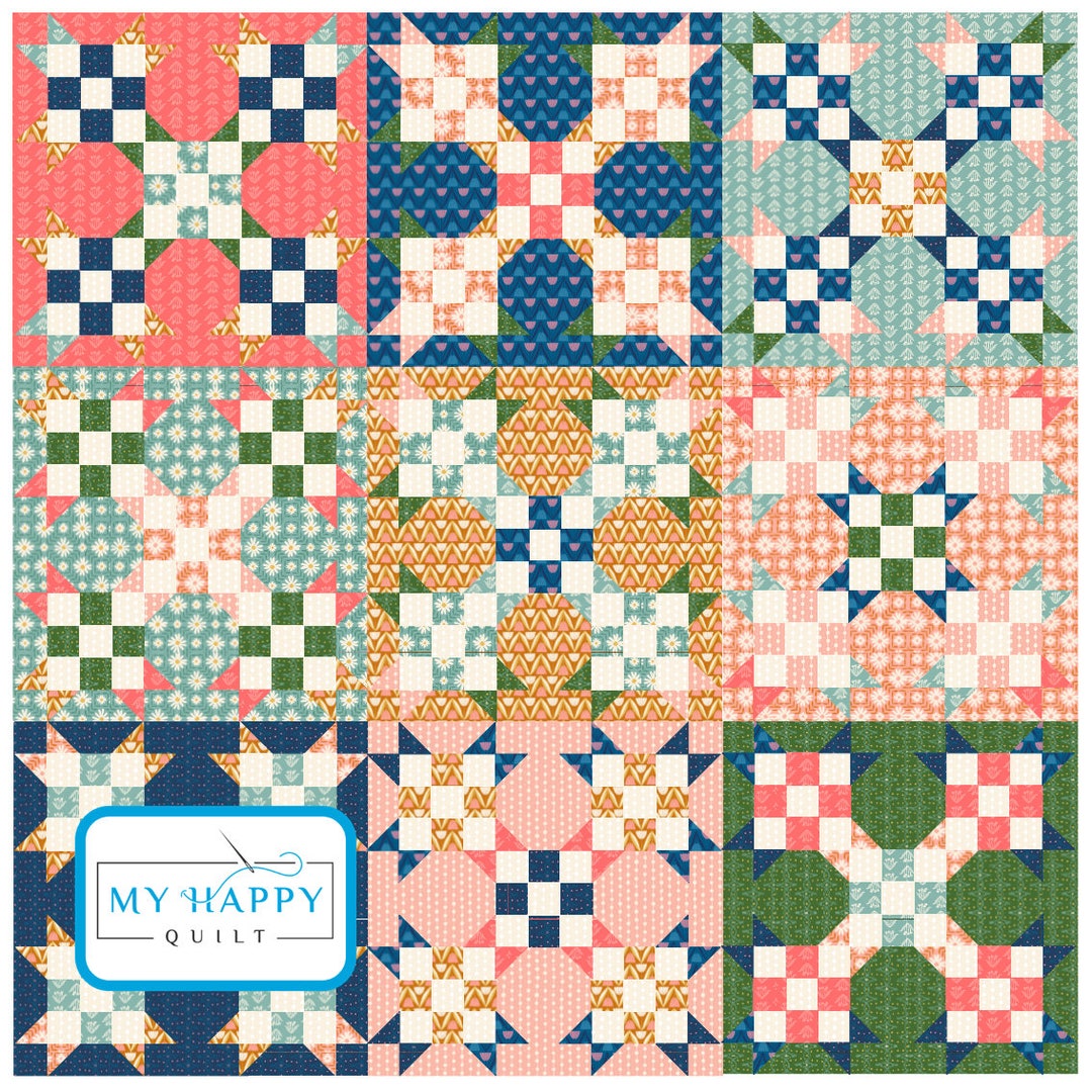 PRE-ORDER Jen Hewitt Hester Quilt Kit Featuring Endpaper November 2024 ...