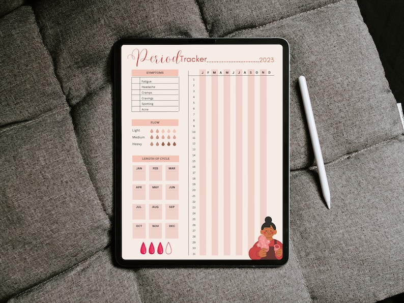 HCG Tracker, Printable OPK Test Sheet, Ovulation Log Planner, Pregnancy ...