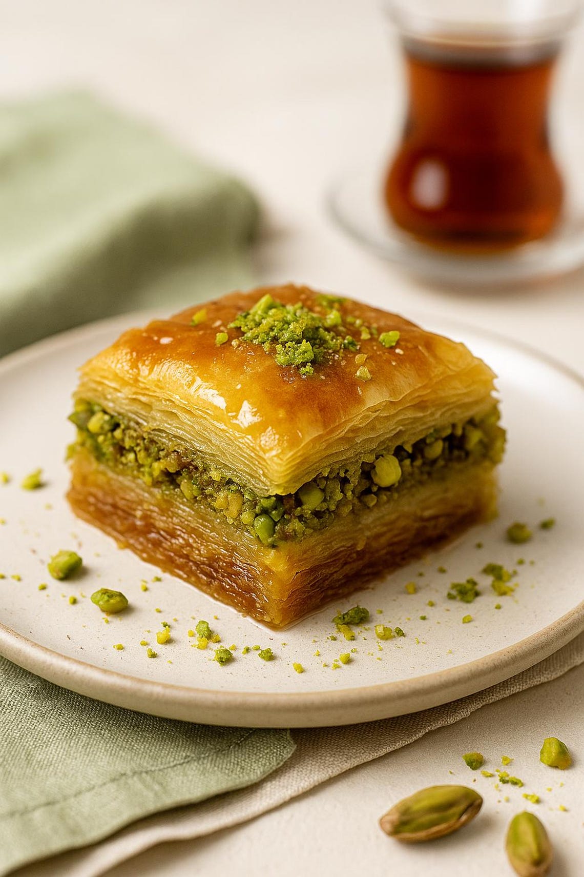 Traditional Turkish Baklava Recipe | Authentic Pistachio Layered ...