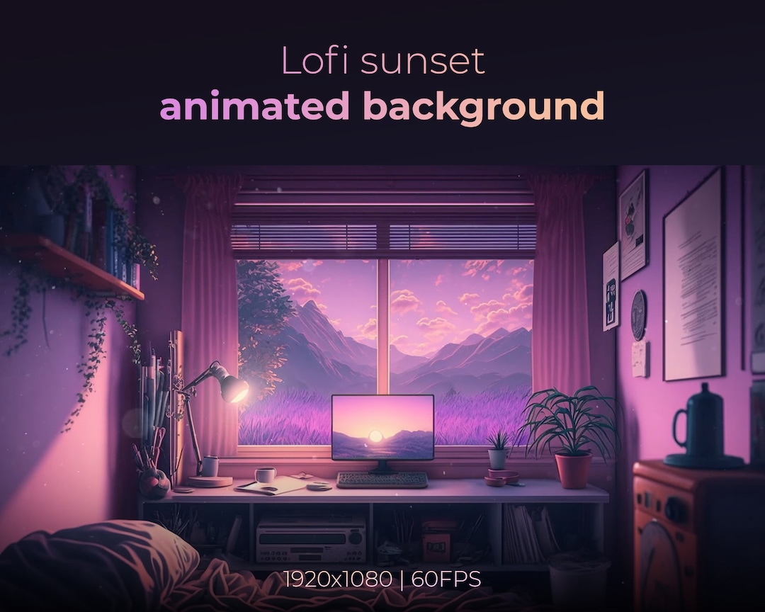 Animated Background | Vtuber Background | Cozy Bedroom Background ...