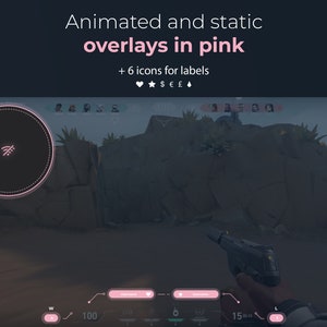Valorant Overlay in 7 Colors, Valorant HUD Animated, Valorant Overlay ...