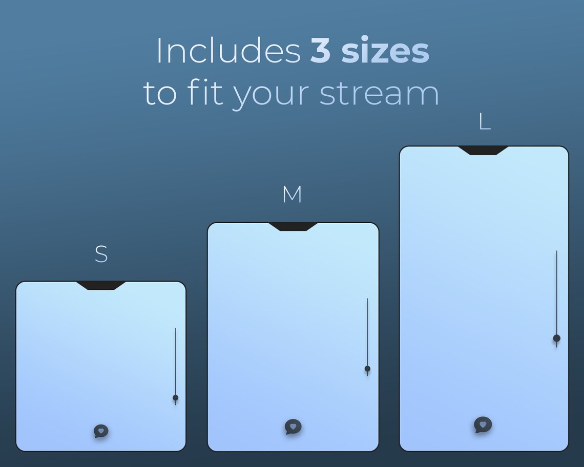 Twitch Chatbox Minimal, Baby Blue Color Simple Chat Box for Streamers ...