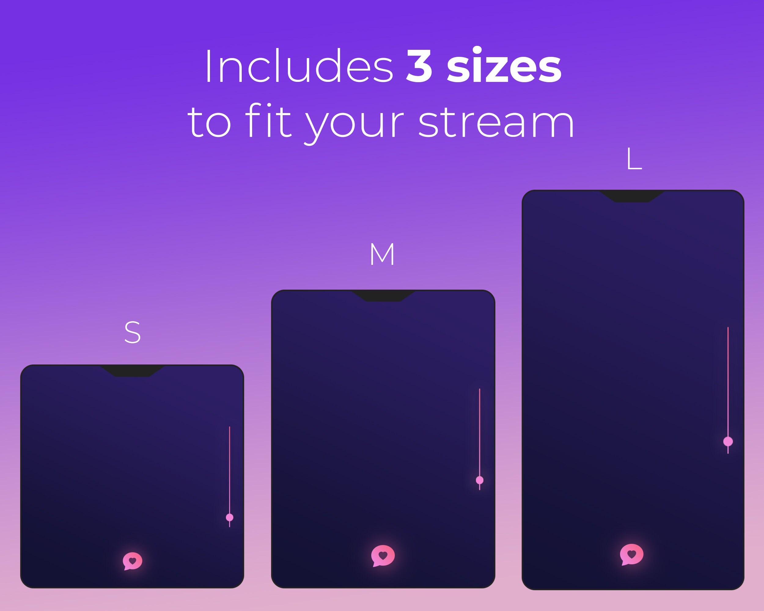 Twitch Chatbox Minimal, Simple Dark Purple Chat Box for Streamers and ...