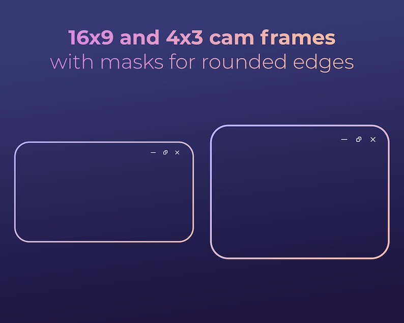 Sunrise Twitch Pack | Animated Overlay | Minimal Twitch Overlay Package ...