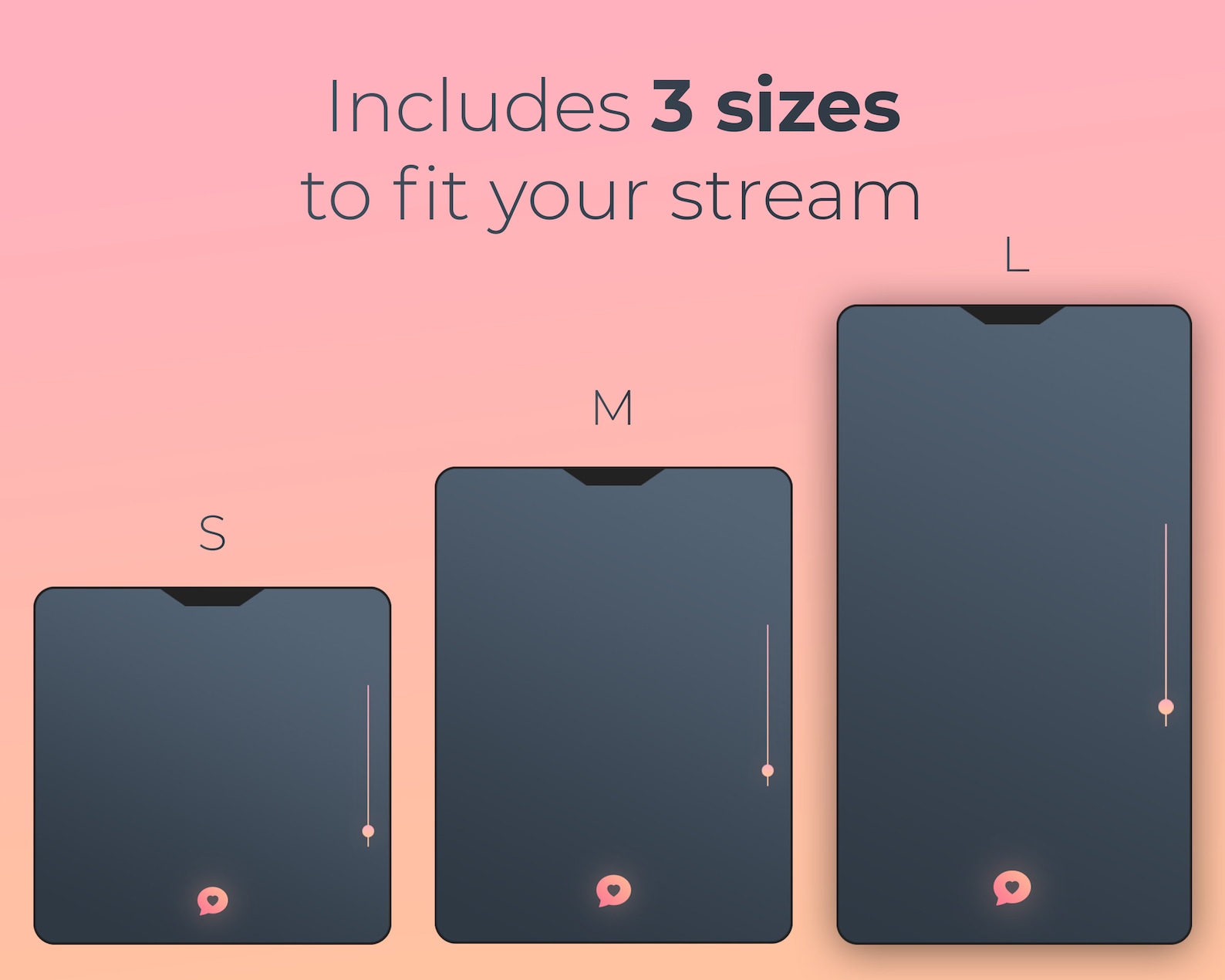 Minimal Twitch Chatbox, Minimalistic Slate Grey Chat Box for Streamers ...