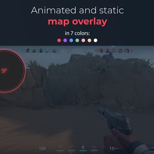 Valorant Overlay in 7 Colors, Valorant HUD Animated, Valorant Overlay ...