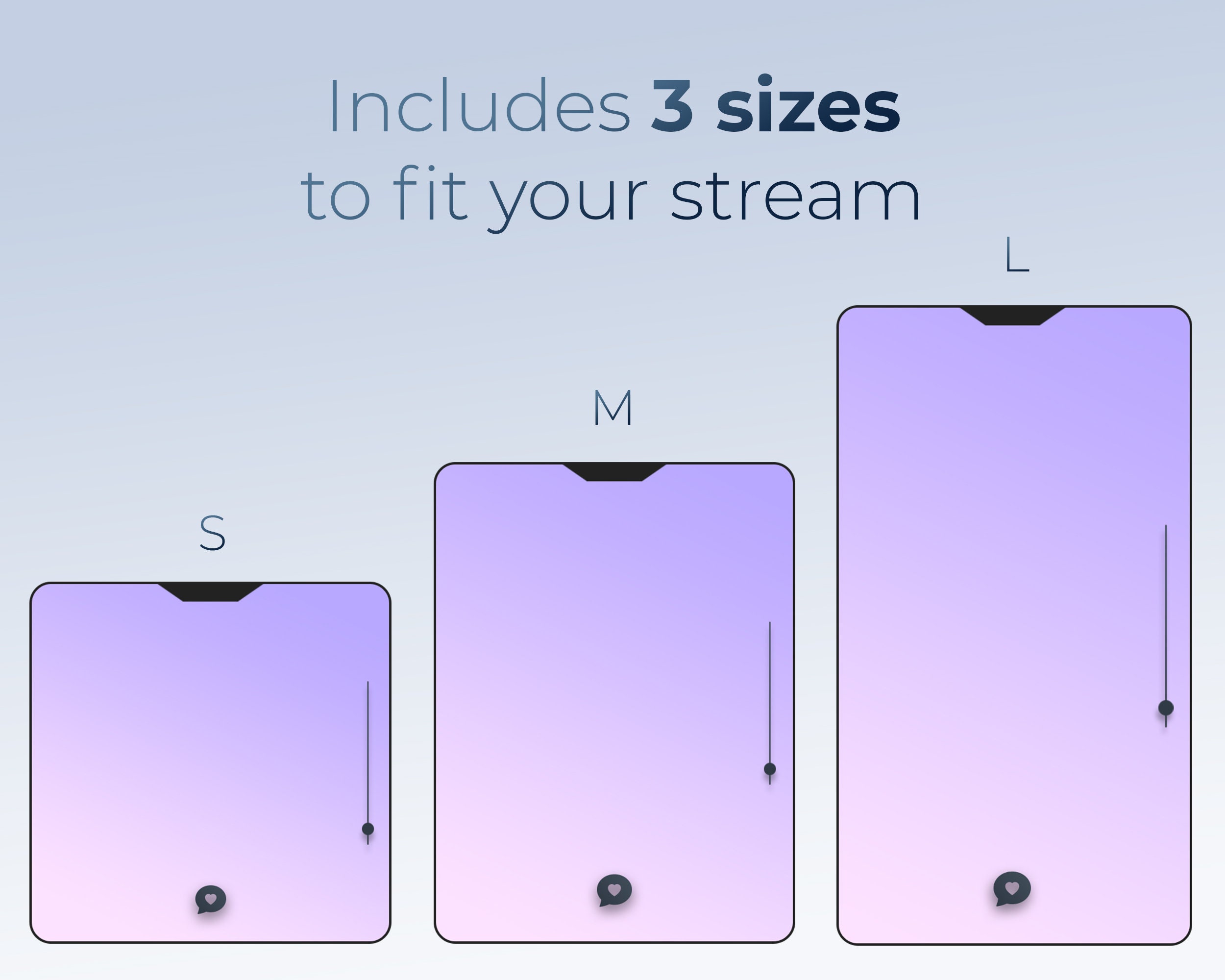 Twitch Chatbox Minimalistic, Simple Lavender Color Chat Box for ...