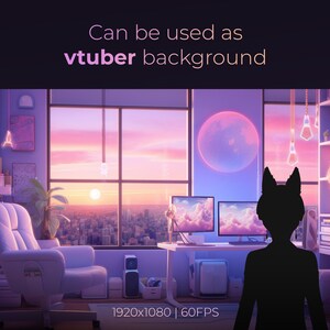 4 Stream Screens, Cute Stream Screens, Animated Background, Vtuber ...