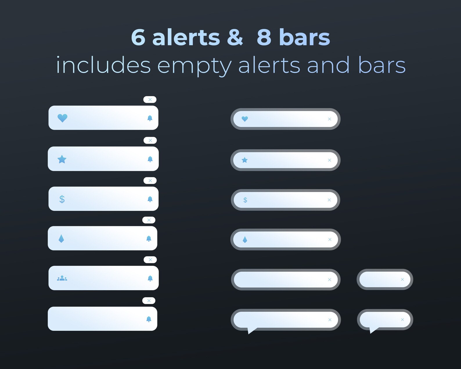 Twitch Package Blue, Stream Screens, Dreamy Stream Pack Blue, Animated ...