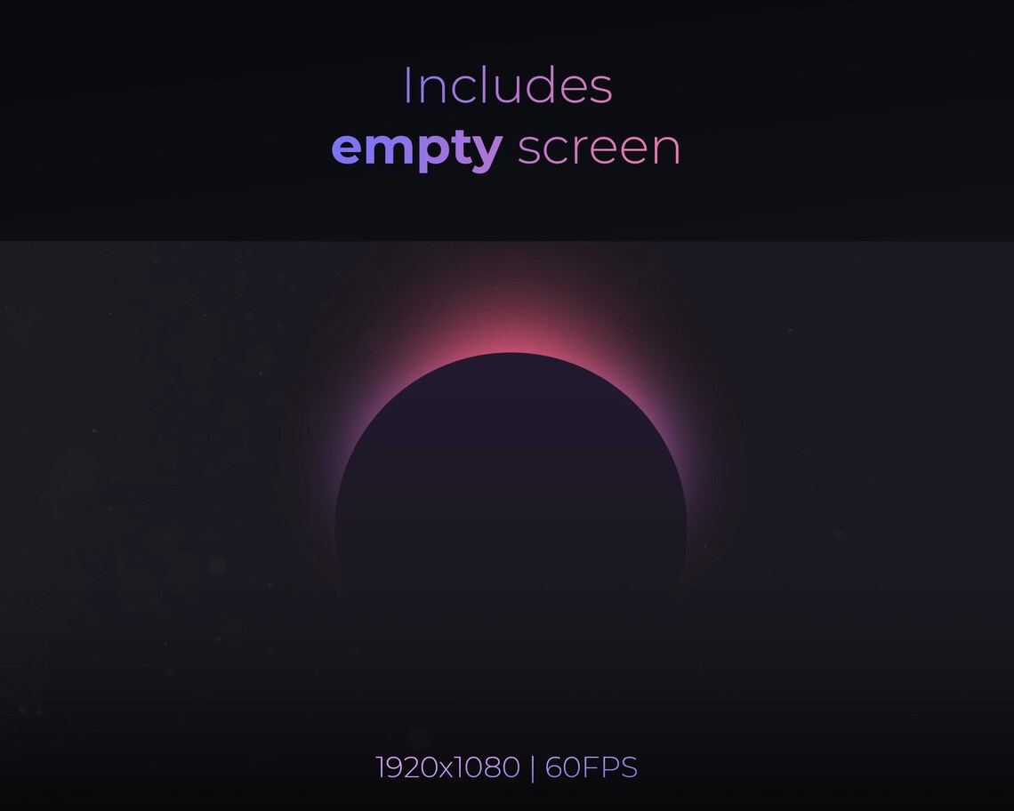 4 Stream Screens Minimal, Animated Background, Vtuber Background ...