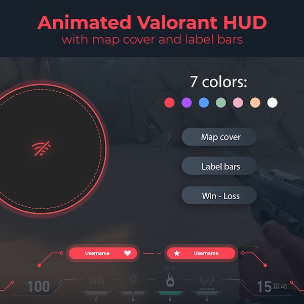 Valorant Animated Map Cover - Etsy