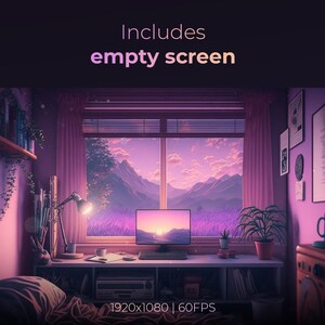 4 Stream Screens | Lofi Stream Screens | Animated Background | Vtuber ...