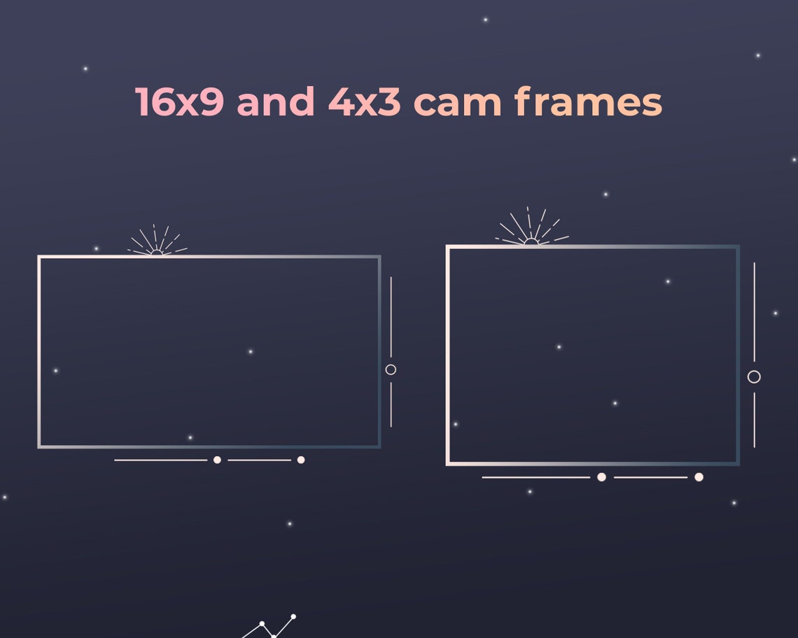 Twitch Overlay Package Celestial | Stream Overlay Animated | Twitch ...