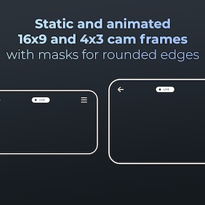Twitch Package Blue, Stream Screens, Dreamy Stream Pack Blue, Animated ...