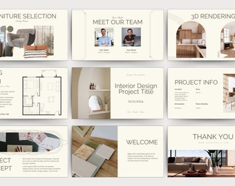 Interior Design Presentation Interior Design Project Template Client ...