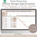 Interior Design Specifications Template FFE Interior Designer Project ...