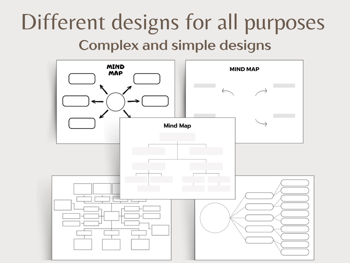 Mind Map Template SWOT Analysis Printable Template Brainstorming ...