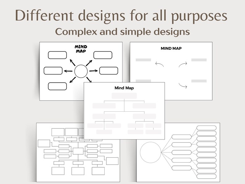 Mind Map Template Swot Analysis Printable Template Brainstorming 3764