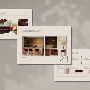 Interior Design Project Proposal Interior Presentation Canva Template ...