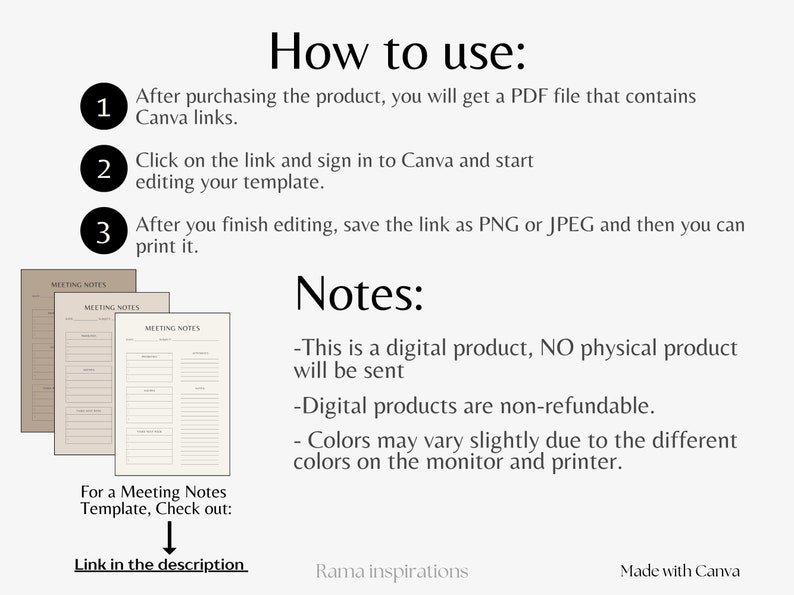 ID Badge Template - ID Card Editable Template - Work Name Tag ...