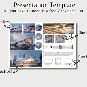 Architecture Poster Canva Template Architecture Presentation Board ...
