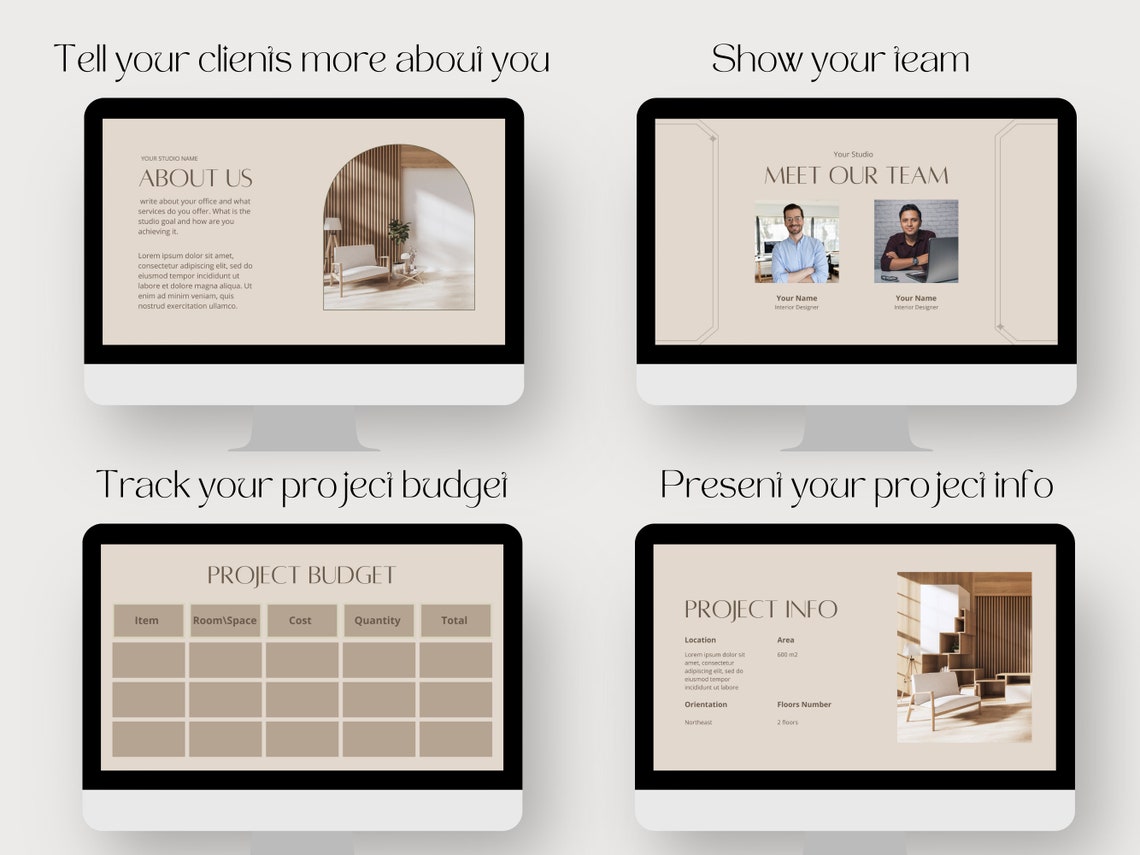 Interior Design Presentation Template Interior Design Mood Board ...
