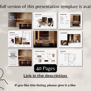 Interior Design Presentation Template Interior Design Project Proposal ...