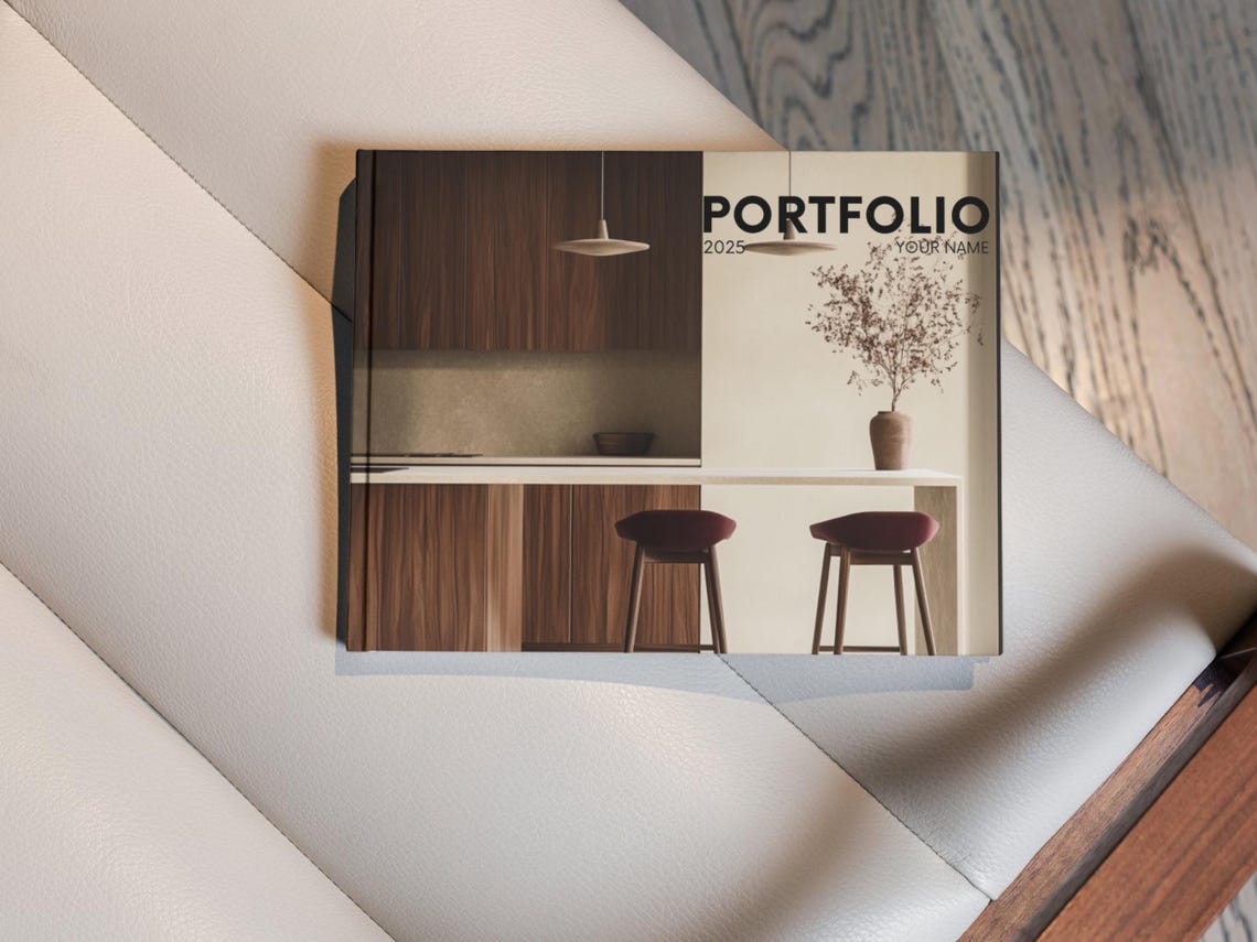 Interior Design Portfolio Template, Minimalist Interior Design Template ...