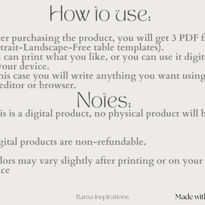Mind Map Template Printable Mind Map Planner Brainstorm Diagrams Study ...