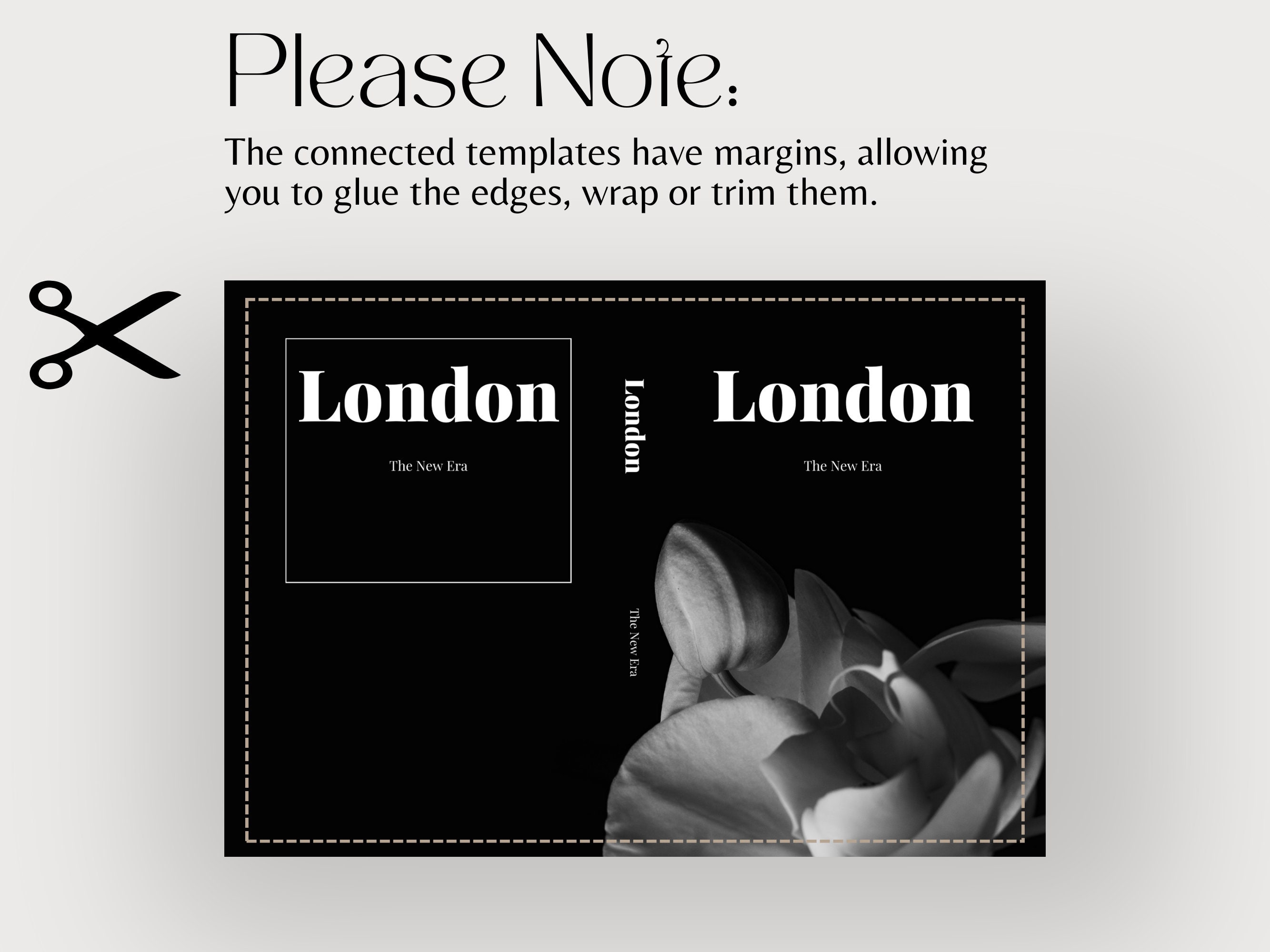 Decorative Fake Book Cover Template Faux Coffee Table Books Printable ...